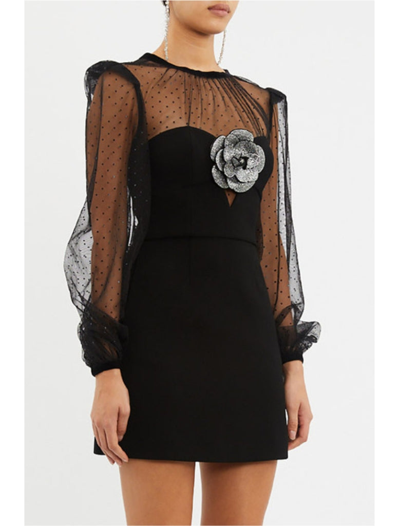 YVONNE FLOWER MINI DRESS – Mariko Boutique