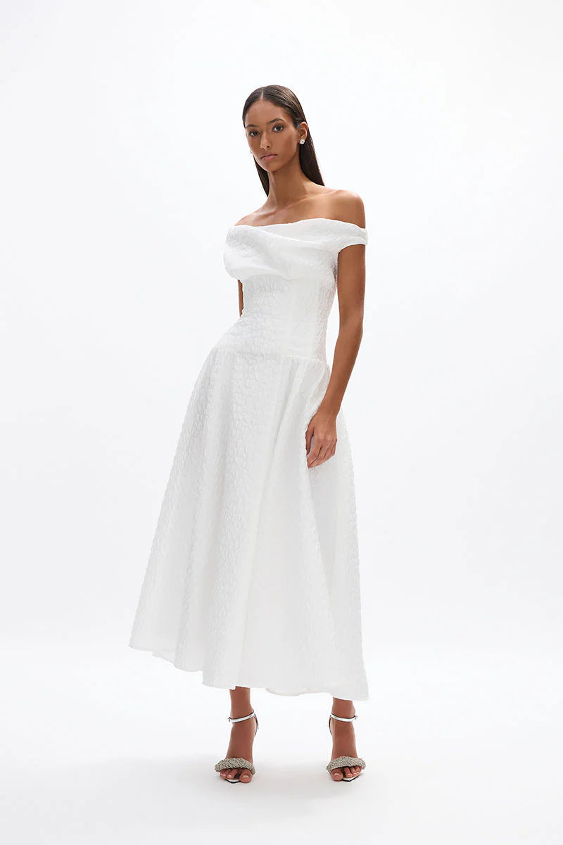 Elley Dress - Ivory – Mariko Boutique