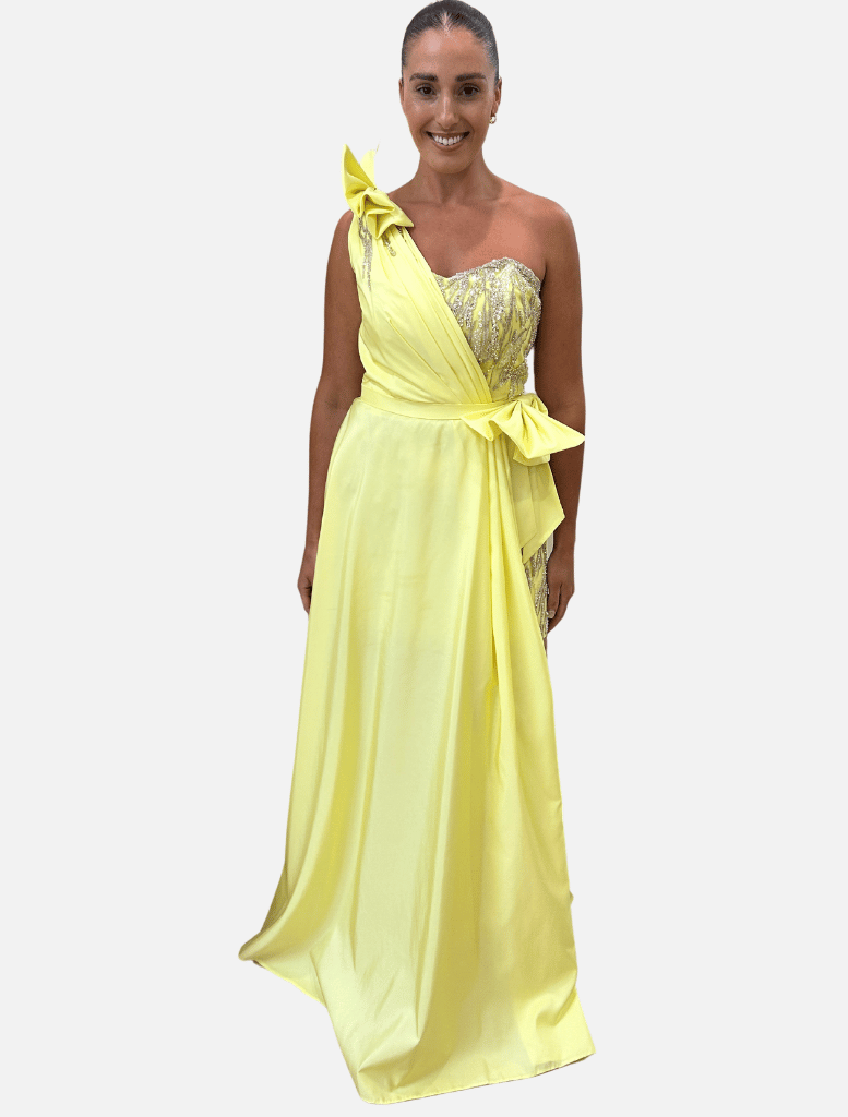 Lemonata Gown - Yellow – Mariko Boutique