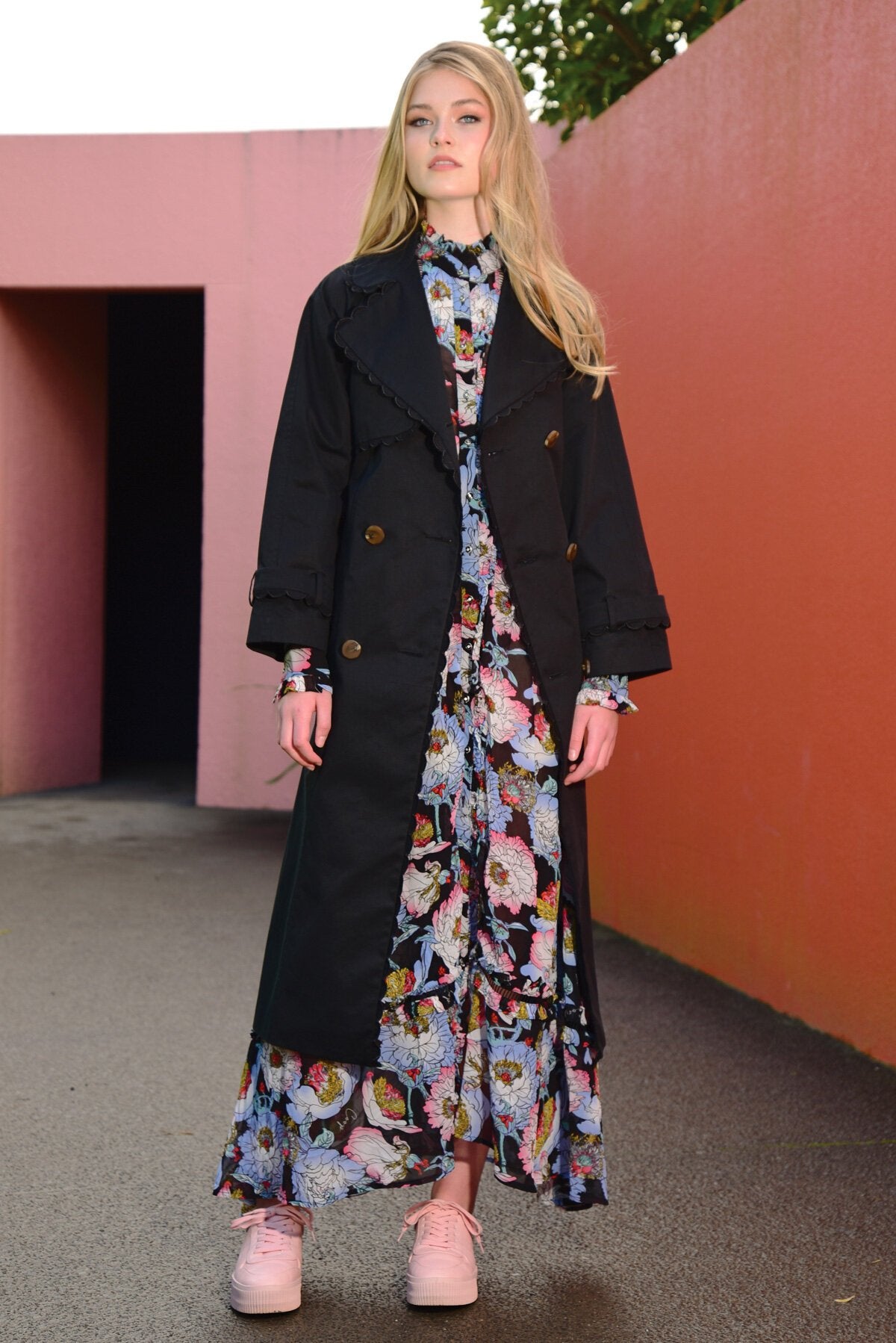 Trench Kiss Coat - Black – Mariko Boutique