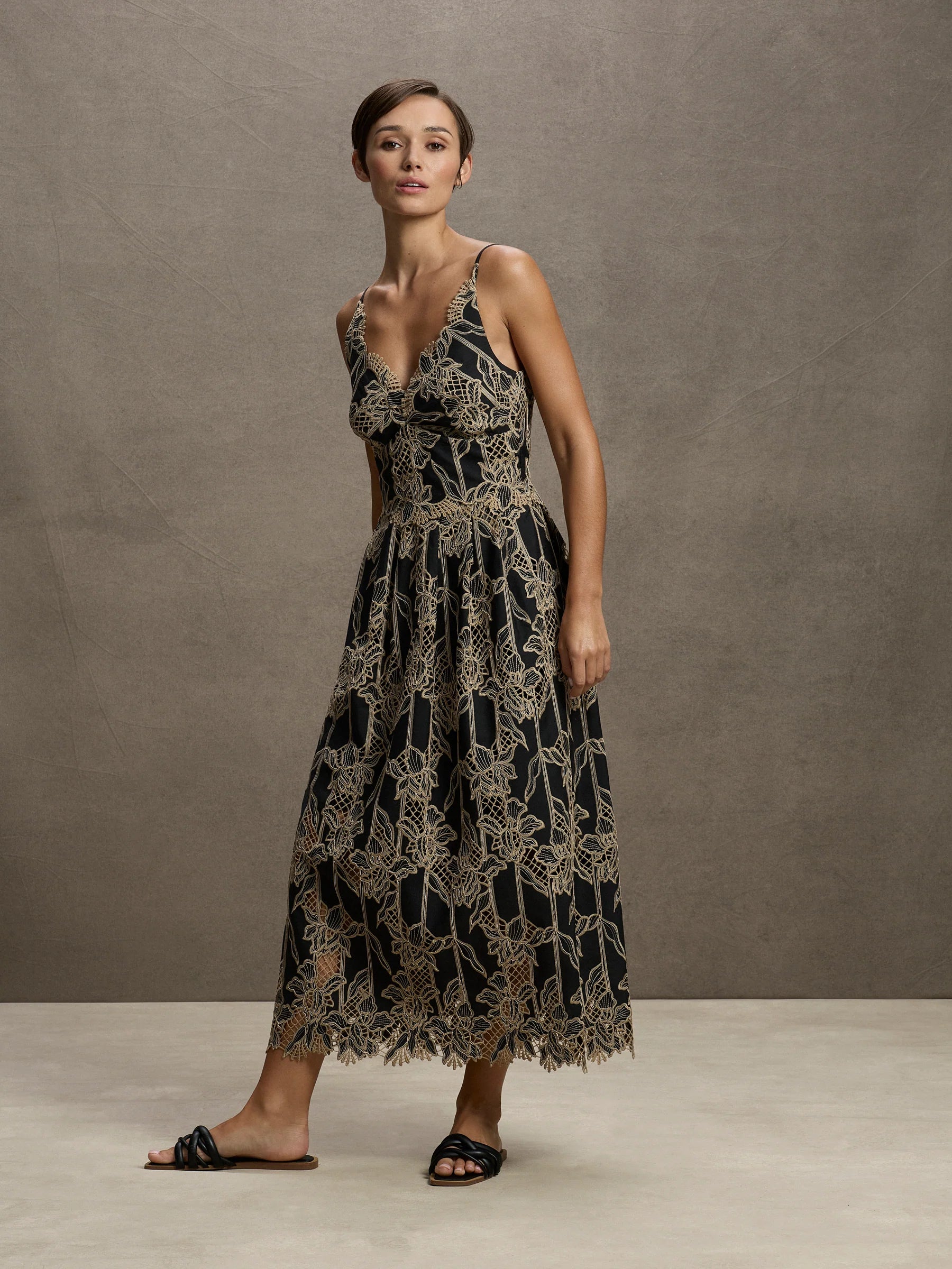 Sandy Midi Dress - Black – Mariko Boutique