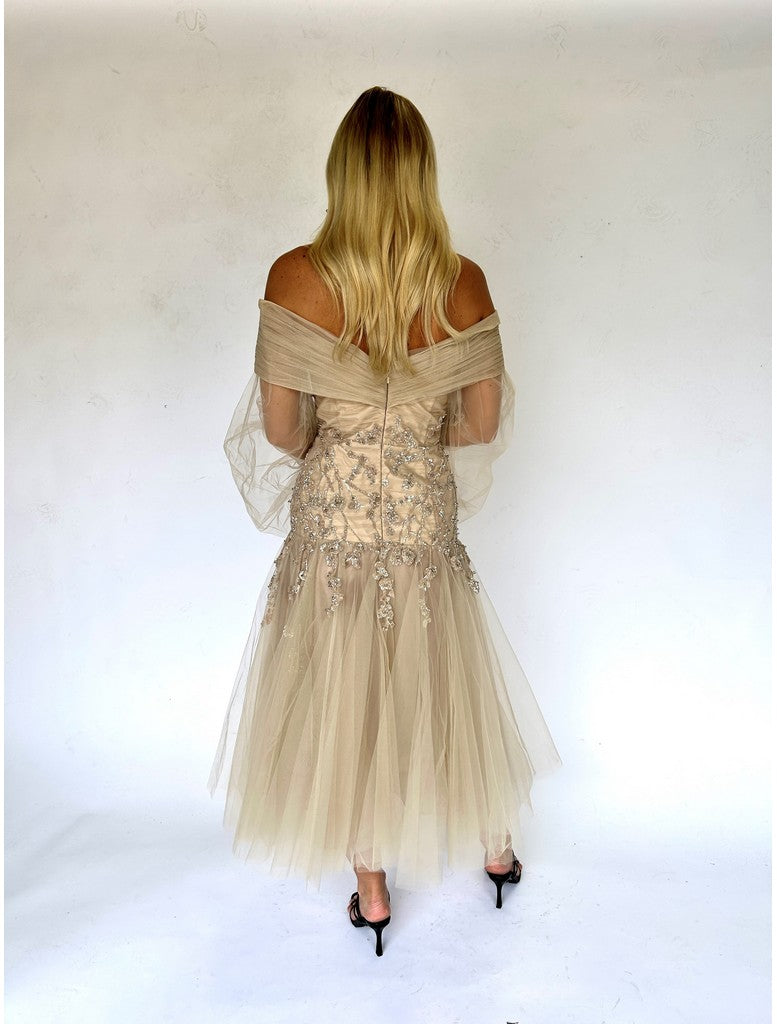 Della Dress - Stone – Mariko Boutique