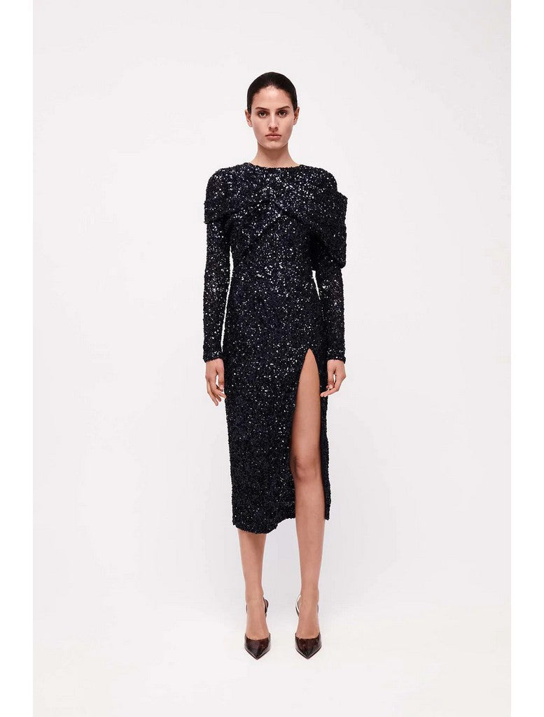 Mirella Dress - Navy – Mariko Boutique